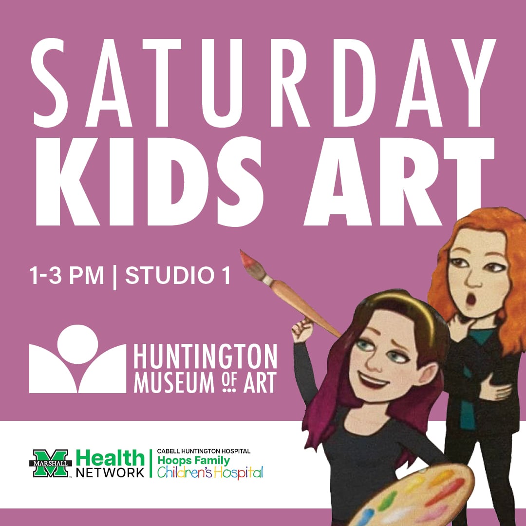 Saturday KidsArt on March 14, 2026 - Huntington Museum of Art